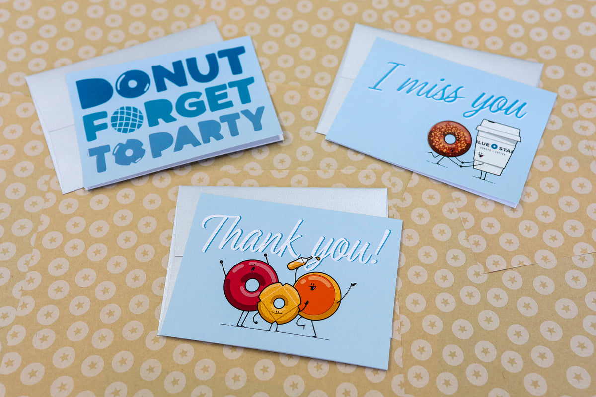 Greeting Card | Blue Star Donuts
